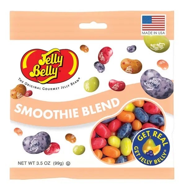 Jelly Belly Smoothie Blend Jelly Beans 3.5 Oz Peg Bag | The Sweet Spot