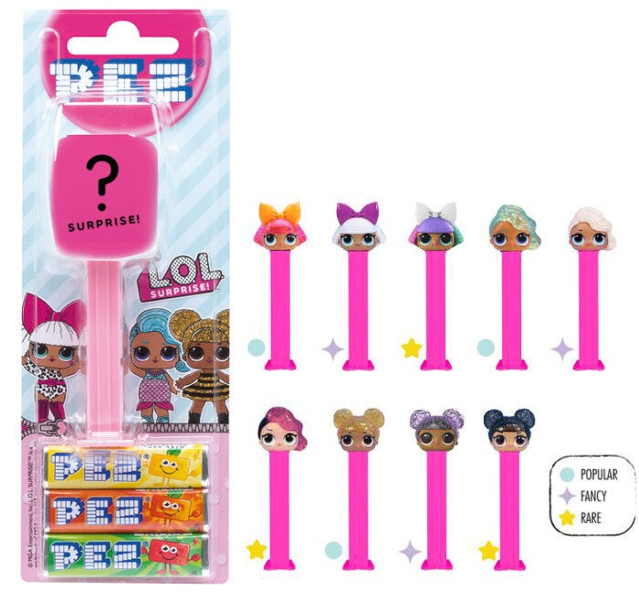 LOL Surprise Collection 3 Pez Candy & Dispenser (Random Character ...