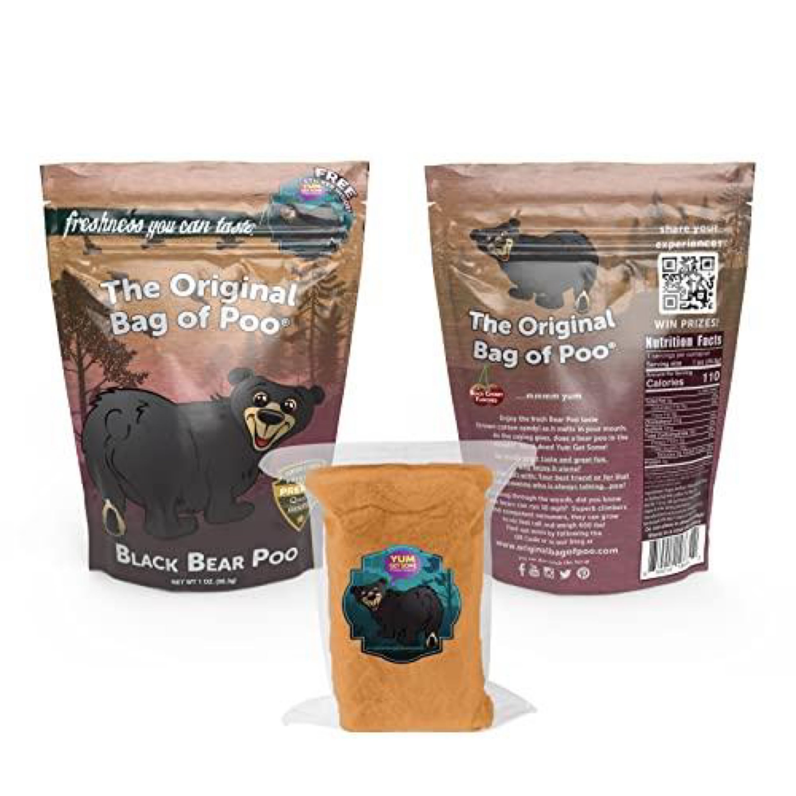 The Original Bag of Poo - Black Bear Poo (Black Cherry Cotton Candy ...